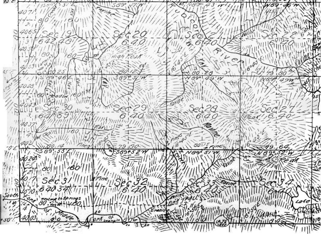 MAPS OF THE GEORGETOWN DIVIDE-1865 TO THE PRESENT | Gerle Creek